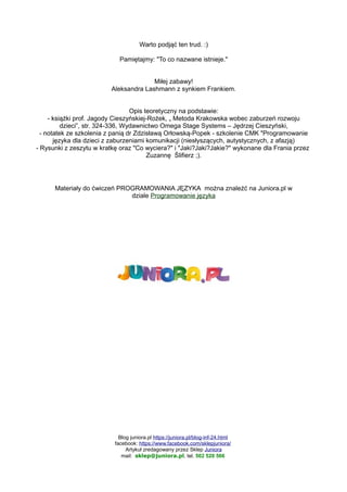 Programowanie języka | PDF