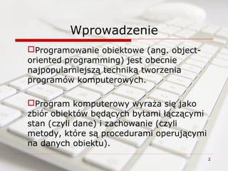 Programowanie obiektowe | PPT