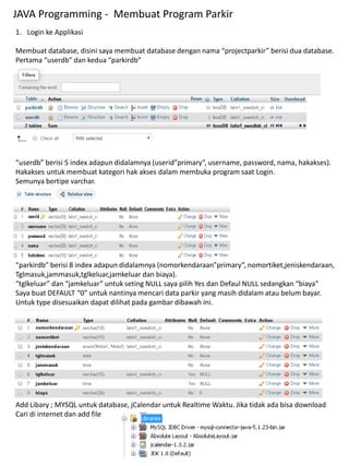 Program Parkir dengan JavaNetBeans | PDF