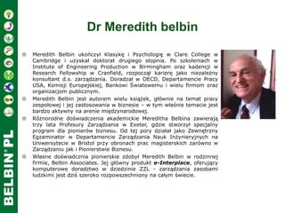 Program partnerski Belbin Polska | PPT