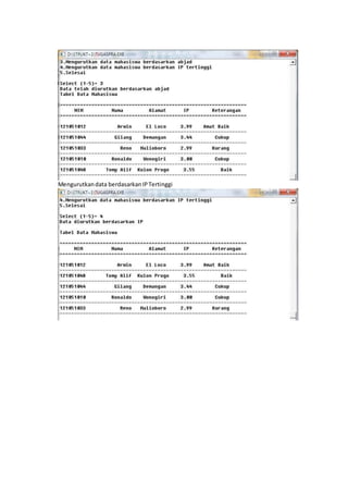 Program pascal menghitung ipk | PDF