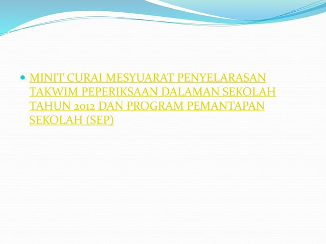 Program pemantapan sekolah (sep) | PPTX