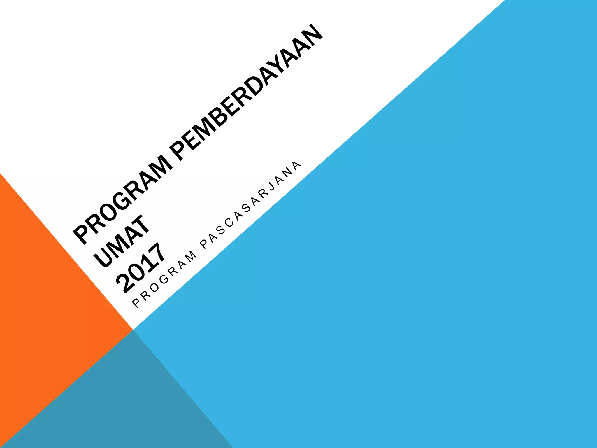 Program pemberdayaan umat | PPTX