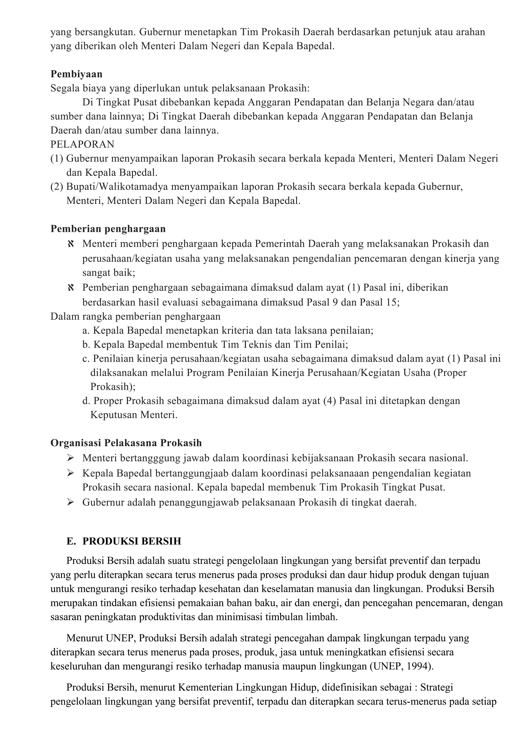 Program Pemerintah Terhadap Pengelolaan Lingkungan | DOC