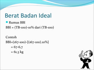 Program penaikan berat badan | PPT