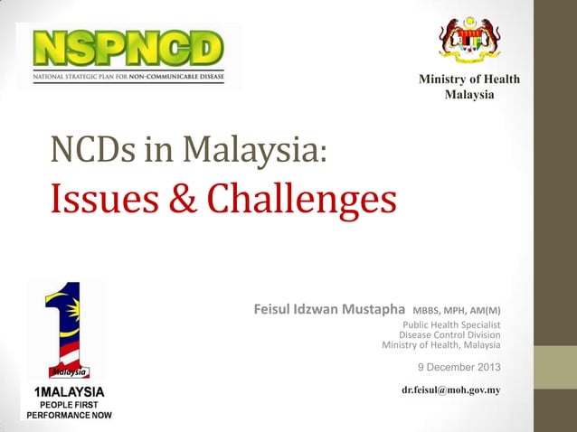 NCD Program in Malaysia, overview | PPTX