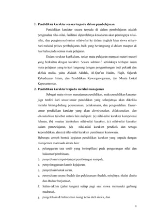 Program pendidikan karakter 1920 | PDF
