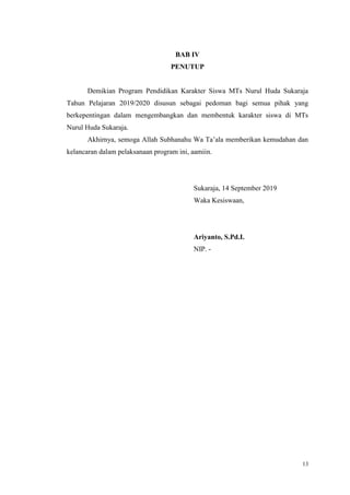 Program pendidikan karakter 1920 | PDF