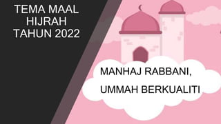PROGRAM PENGHAYATAN MAAL HIJRAH 1444H.ppt