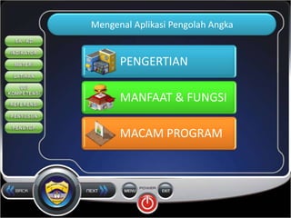 Program pengolah angka | PPSX