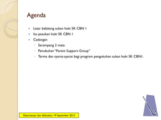 Program pengukuhan sukan hoki SK CBN1 | PDF