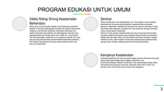 Program penting bagi road safety subdit dikmas | PPT