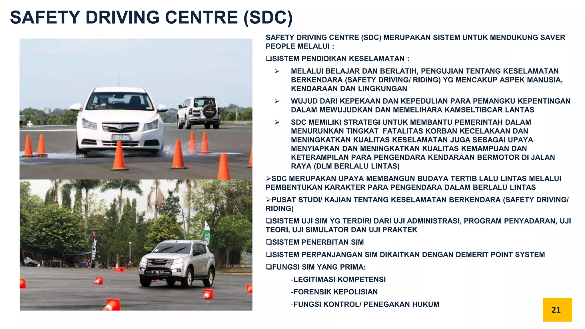 Program penting bagi road safety subdit standar cegah dan tindak | PPTX