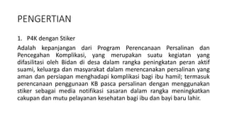 Program Perencanaan Persalinan dan Pencegahan Komplikasi (P4K.pptx