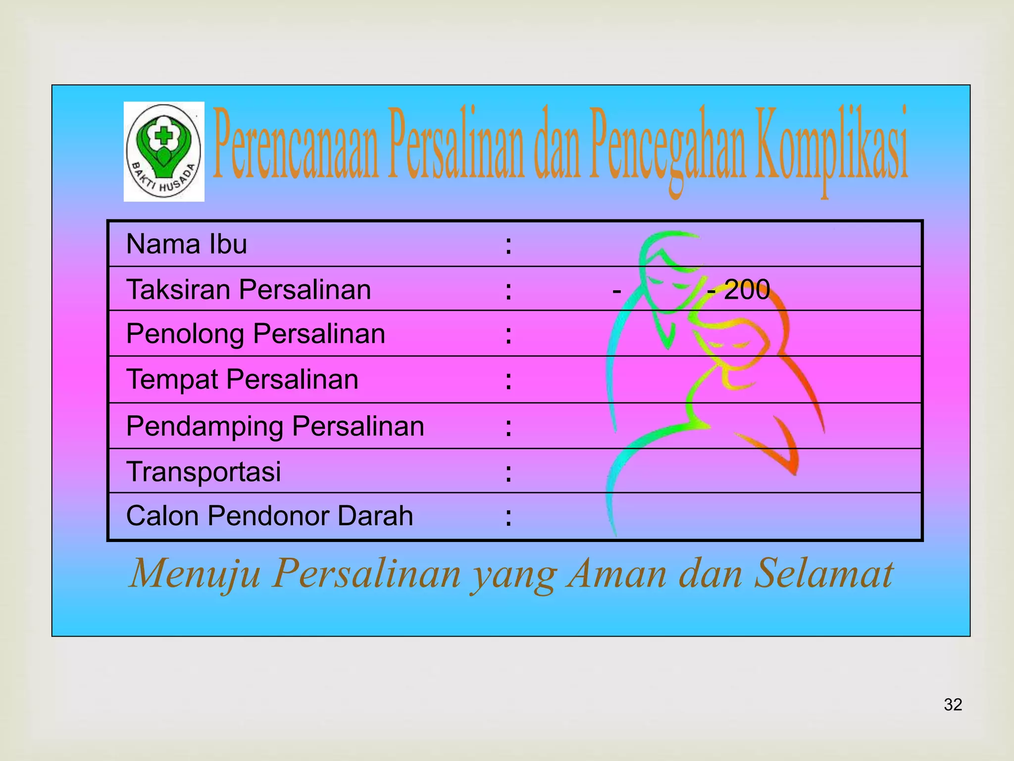 Program Perencanaan Persalinan dan Pencegahan Komplikasi (P4K).pptx
