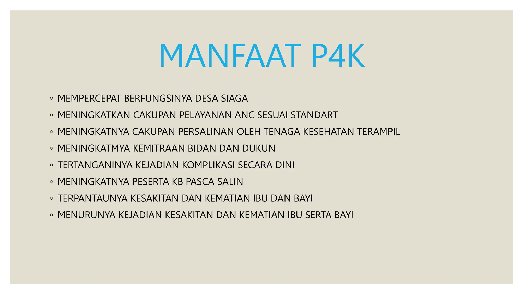 Program perencanaan persalinan dan pencegah komplikasi (p4k) APENG.pptx