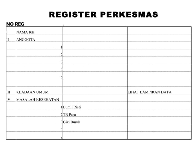 Program perkesmas di puskesmas | PPT