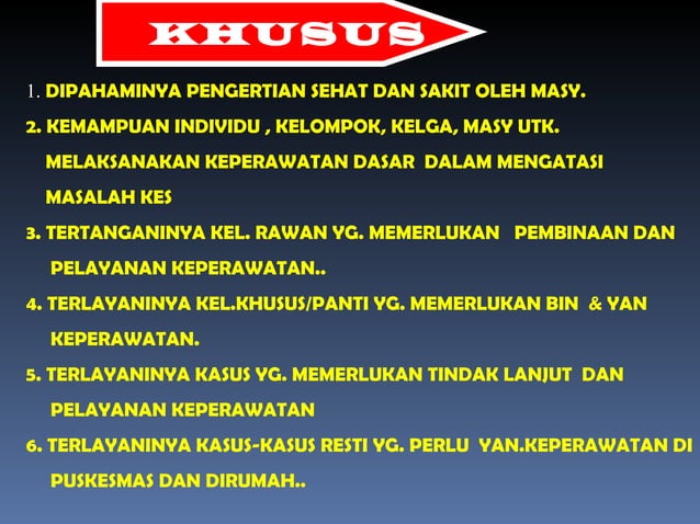 Program perkesmas di puskesmas | PPT