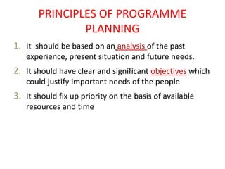 Program planning | PPTX | Business and Finance