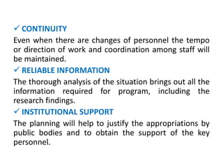 Program planning | PPTX
