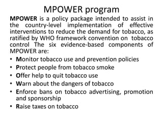 Program, plan, policy, strategies and SWOT analysis of COPD in Nepal | PPTX