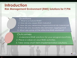 Program portfolio risk management solutions | PPT