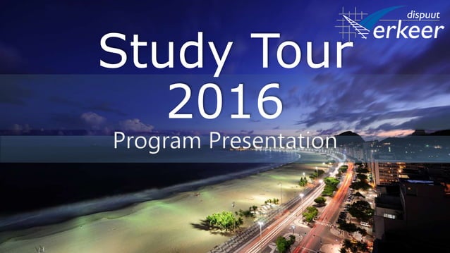 Program presentation study tour 2016 | PPT