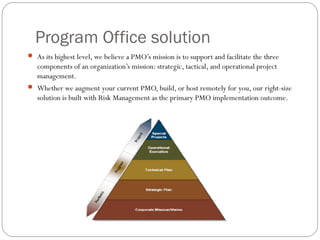 Program & project management (pmo) | PPT