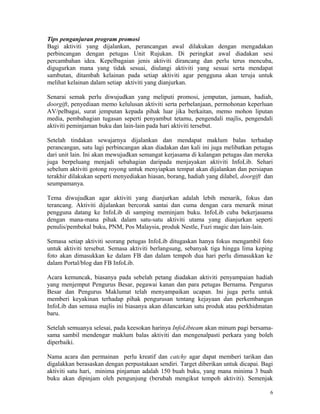 Program promosi infolib bernama | DOC