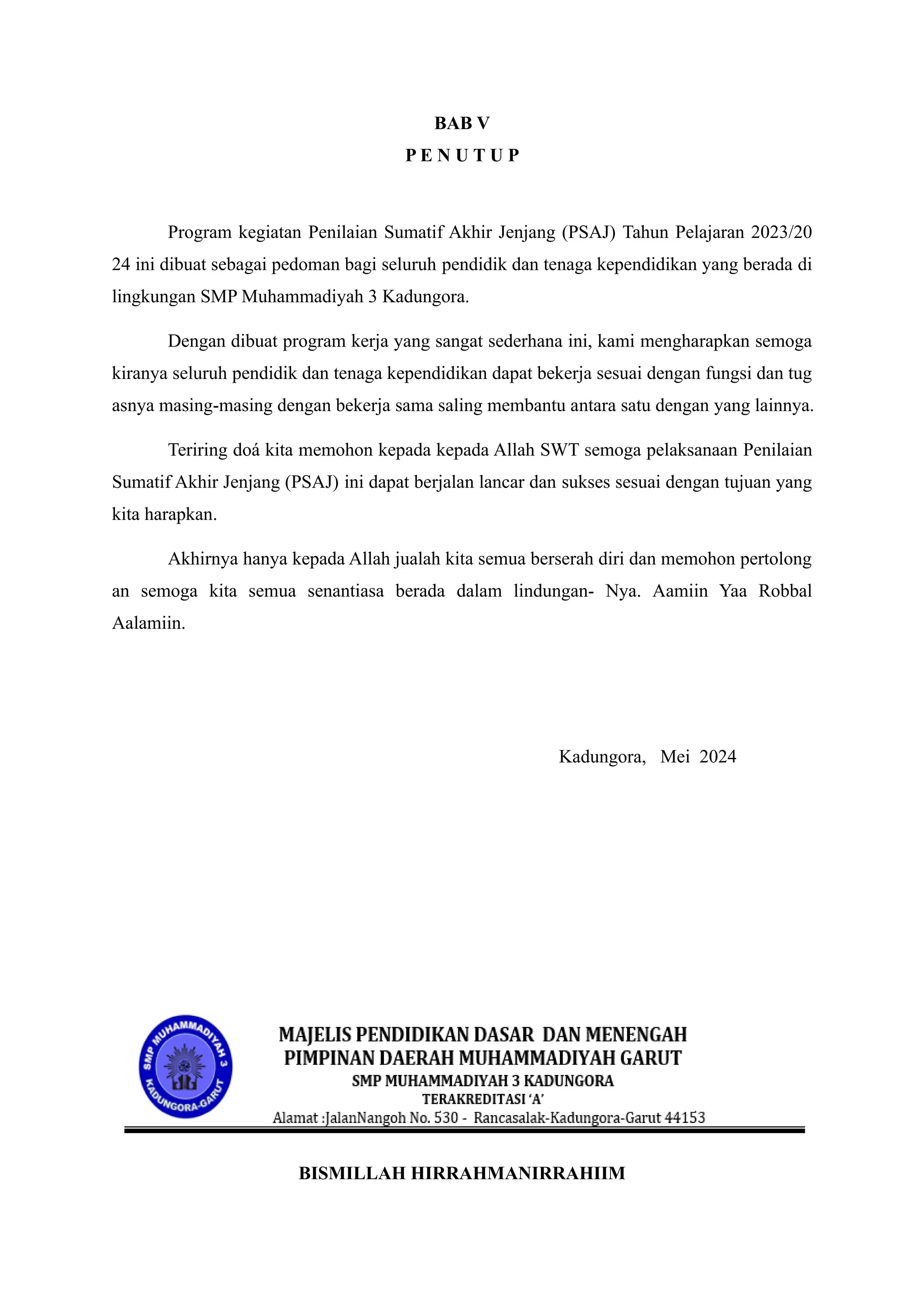 Program Penilaian Sumatif Akhir Jenjang (PSAJ) 2024.docx