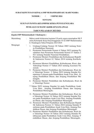 Program Penilaian Sumatif Akhir Jenjang (PSAJ) 2024.docx