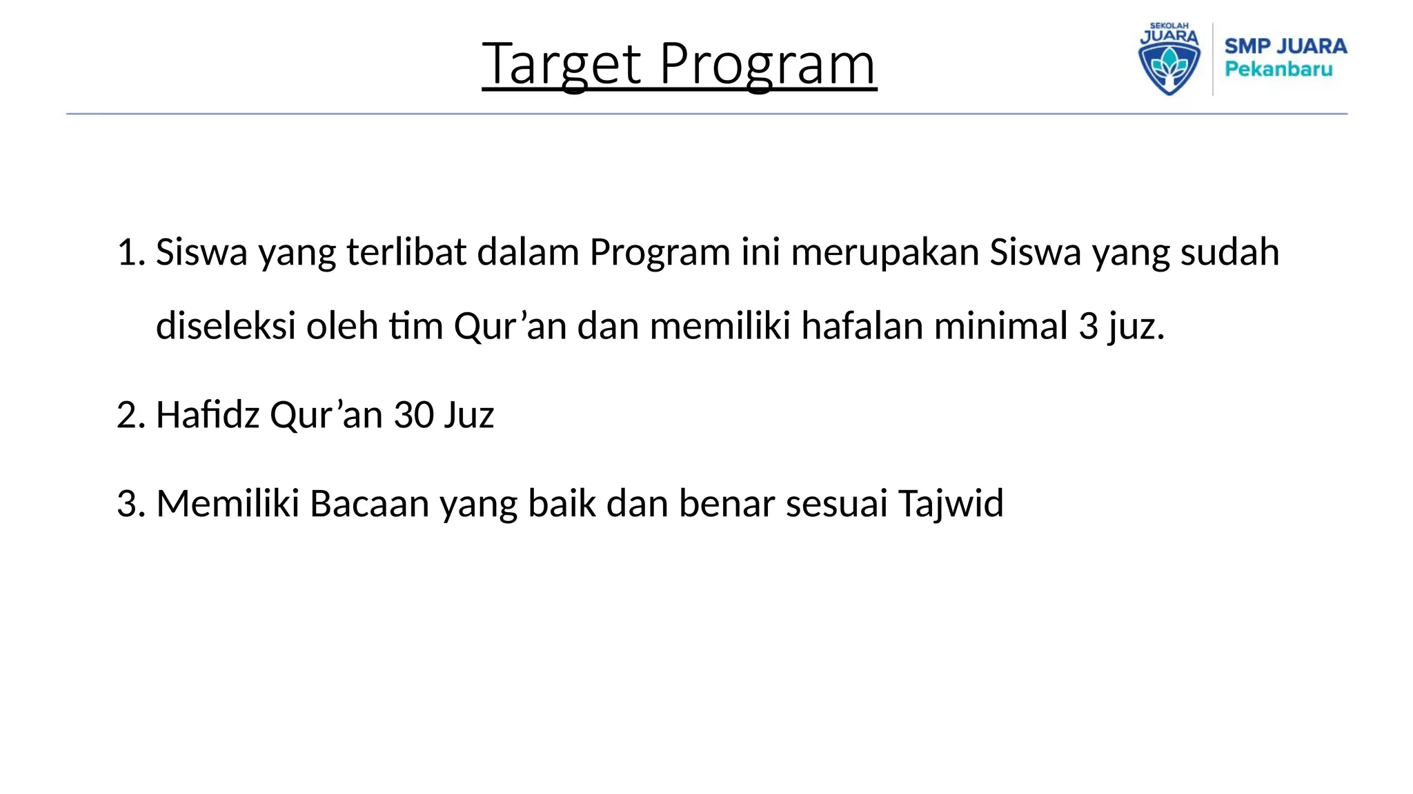 PROGRAM QUR’AN 30 JUZ.pptx DALAMA KEGIATAN | PPTX