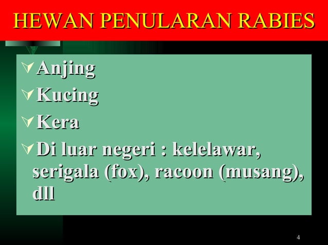 Program rabies di puskesmas | PPT