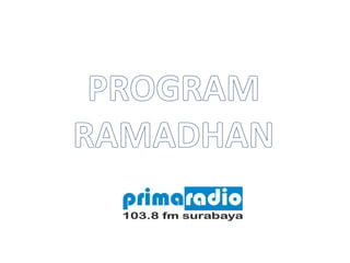 Program ramadhan prima 2017 | PPTX