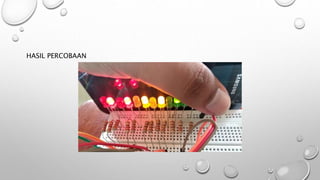 Program running led menggunakan mikrokontorler atmega16 | PPTX | Technology & Computing