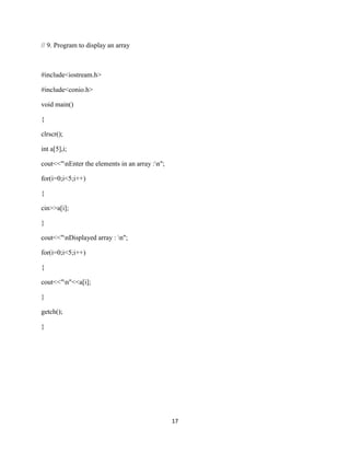 Basic Programs of C++ | PDF