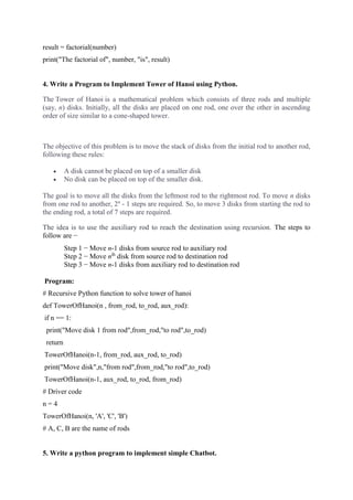 Programs.doc | Programming Languages | Computing