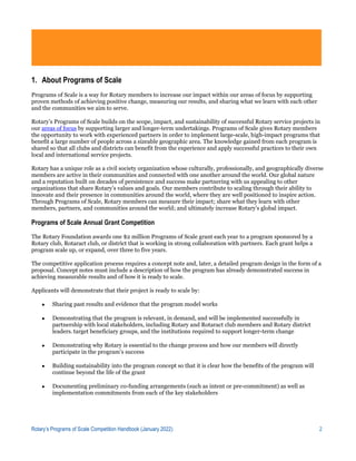 Programs of Scale Handout | PDF