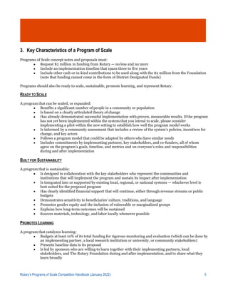 Programs of Scale Handout | PDF