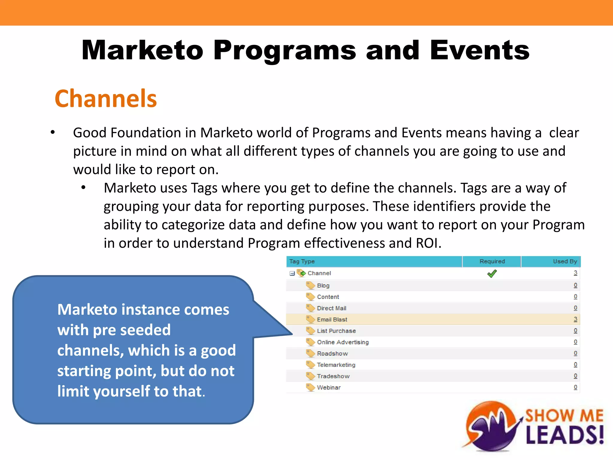Marketo Programs and Events series#1 | PPT