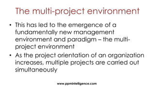 Programs and Portfolios - Multi-project Management | PPTX