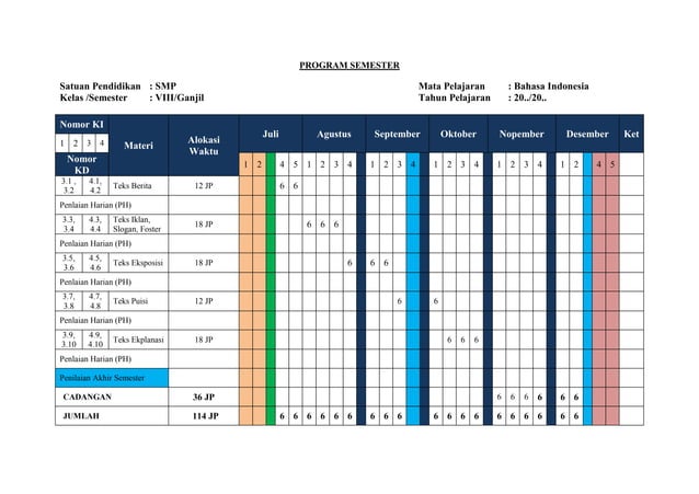 contoh Program Semester (Ganjil) bahasa indonesia.docx
