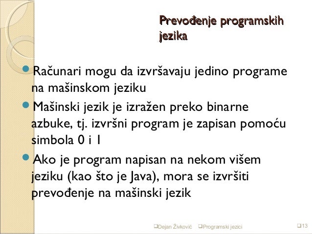 Programski jezici