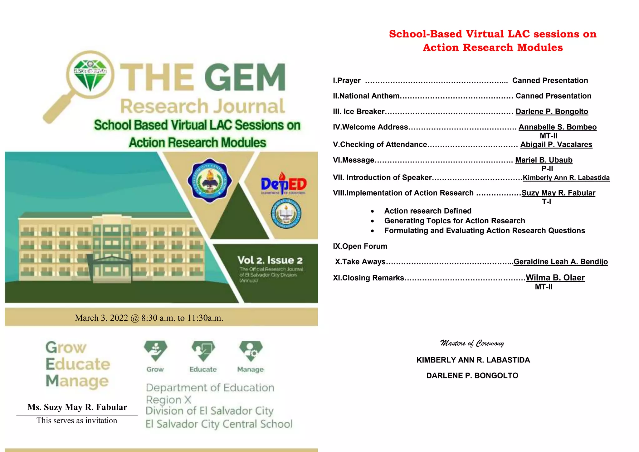 Program slac research | PDF