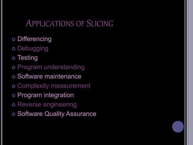 Program slicing by kumari nutan | PPT