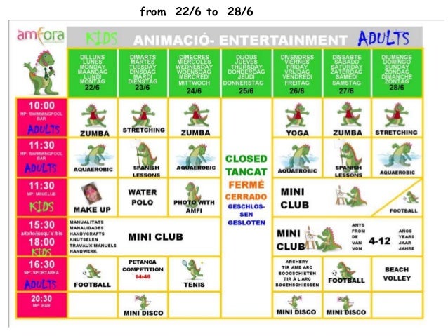 Entertainment program 2015