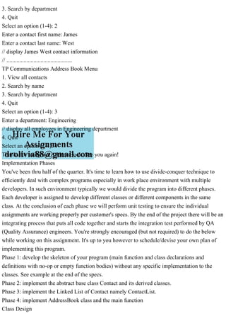 Program Specifications ( please show full working code that builds s.pdf