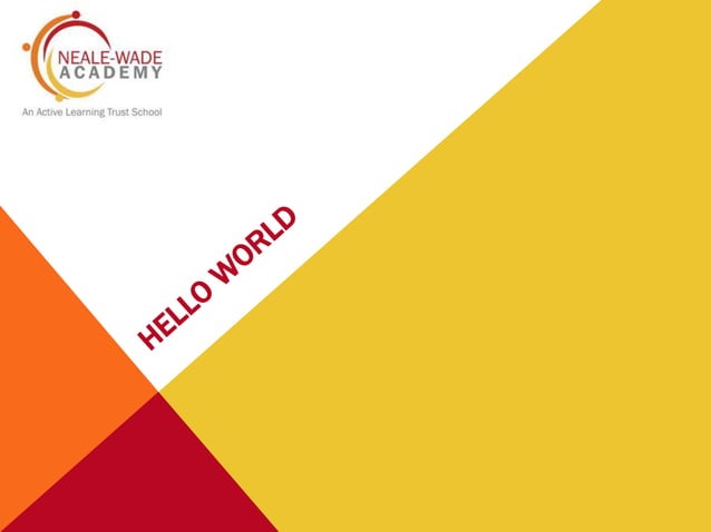 Programming Hello World | PPT