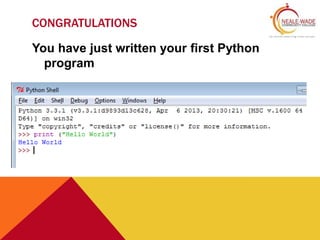 Programming Hello World | PPT