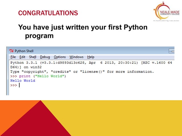 Programming Hello World | PPT